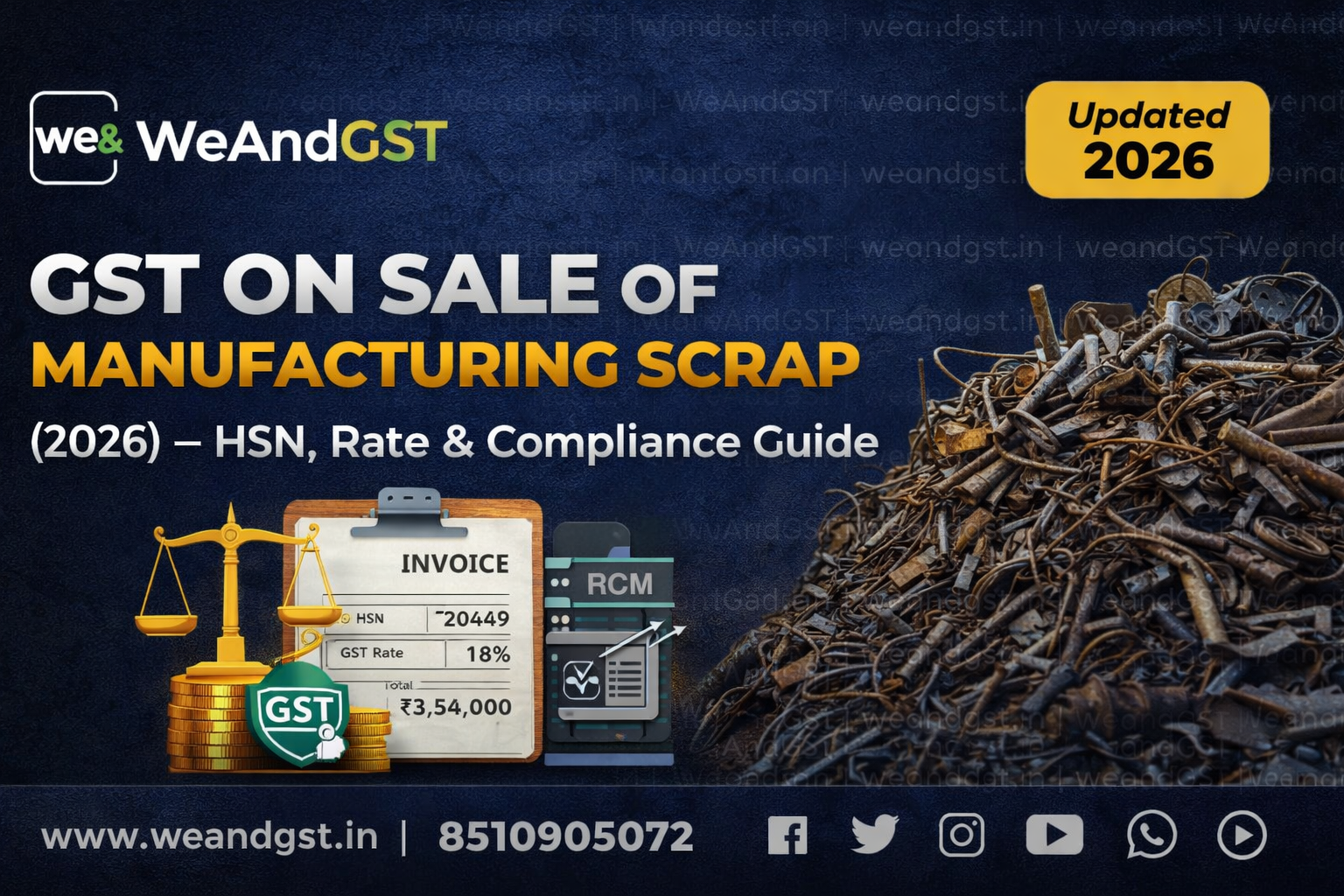 GST on Sale of Manufacturing Scrap (2026) – HSN, GST Rate & Compliance ...